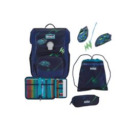 Scout Neo Schulranzen-Set 4 teilig Exklusiv Superflash City Lights | Gr.: onesize
