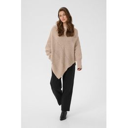 Cream Poncho CRHoliday Loose fit in Cobblestone Melange | Gr.: onesize