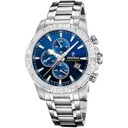 Festina Edelstahl Herren-Armbanduhr 45mm | Gr.: onesize
