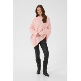 Cream Poncho CRHoliday Loose fit in Mahogany Rose Melange | Gr.: onesize
