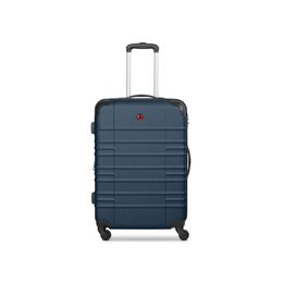 Wenger Amplar Evo 4 Rollen Trolley M 65 cm mit Dehnfalte in navy blue | Gr.: onesize