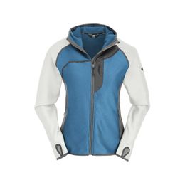 Maul Sport Fleecejacke "Chiemgau II" in Petrol/ Wei&szlig; | Gr.: 44