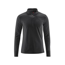 Maier Sports Fleecepullover Dennis in Schwarz | Gr.: 56