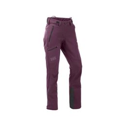Maul Sport Softshell-Trekkinghose "Bergh&uuml;tte" in Lila | Gr.: 40