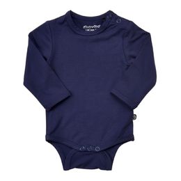 Minymo Kinder Langarmbody "Body LS" in Blau | Gr.: 92