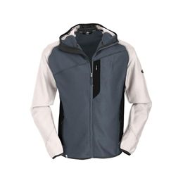 Maul Sport Stretchfleecejacke Taufstein II mit Kapuze in Grau | Gr.: 54