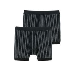 Schiesser Unterhose kurz Original Classics Feinripp in Schwarz | Gr.: M