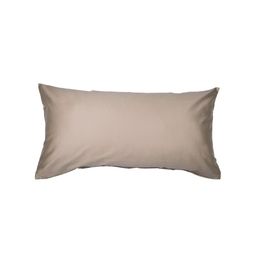 Traumschloss Mako-Satin Kissenbezug in taupe | Gr.: 40x80 cm