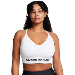 Under Armour Sport-BH "Vanish Seamless Low Bra" in Weiß | Gr.: L
