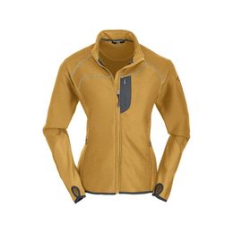 Maul Sport Stretchfleecejacke Wasserkuppe II in Gold | Gr.: 38