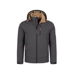 DEPROC Active Softshelljacke DEXTER PEAK III in Grau | Gr.: S
