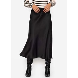 SASSYCLASSY Satinrock in Schwarz | Gr.: XS