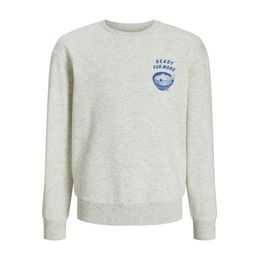 Jack & Jones JACK & JONES Junior Sweatshirt 'Charge' in wei&szlig; | Gr.: 140