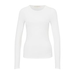 Les Lunes Langarmshirt SAAGE Warm Thermo Longsleeve in Bright White | Gr.: XS