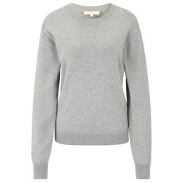 Les Lunes Strickpullover KATIIE Sweater Fine Knit in light grey melange | Gr.: L