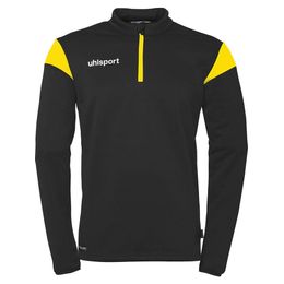 Uhlsport Trainingsjacke "Squad 27 1/4 Zip Top" in Schwarz | Gr.: 140