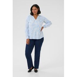 Kaffe curve Langarm-Bluse KCbella Regular fit in Windsurfer Paisley Print | Gr.: 52