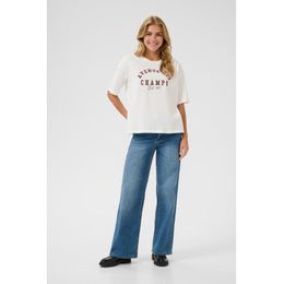 Kaffe T-shirt KAharries Oversize fit in Chalk W. Zinfandel Print | Gr.: XS