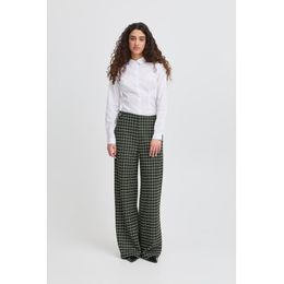 Ichi Hose IHKATE Regular fit in RIFLE GREEN CHECK | Gr.: XXL