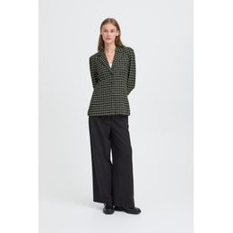 Ichi Blazer IHKATE Fitted in RIFLE GREEN CHECK | Gr.: M
