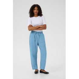 Kaffe Casual Hose KAluise Regular fit in Medium Blue Chambray | Gr.: 36