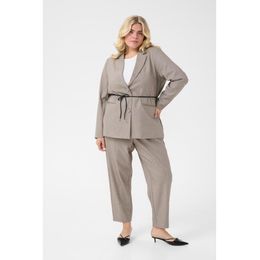 Kaffe curve Blazer KCtilda Loose fit in Feather Gray Melange | Gr.: 44