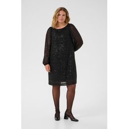 Kaffe curve Jerseykleid KClaila A-shape in Black Deep CC | Gr.: M