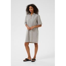 Kaffe Kleid KAnaya Loose fit in Midnight/White Stripe | Gr.: 34