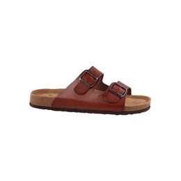 BIOSOFT Sandalen Herrensandale in Braun | Gr.: 47