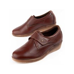 Purapiel Mokassins Wedge Anila Brown in Braun | Gr.: 40