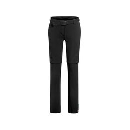 Maier Sports Zip-Hose Nata 2 in Schwarz | Gr.: 36