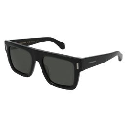 Salvatore Ferragamo SF2063SE | Herren-Sonnenbrille | Fassung: Vollrand, Quadratisch, Acetat, Schwarz | Glasfarbe: Grau