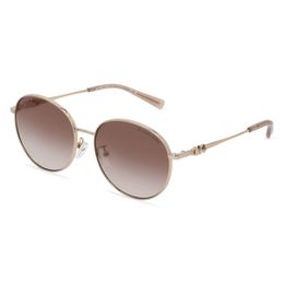 Michael Kors MK1119 | Damen-Sonnenbrille | Fassung: Vollrand, Rund, Metall, Gold | Glasfarbe: Braun