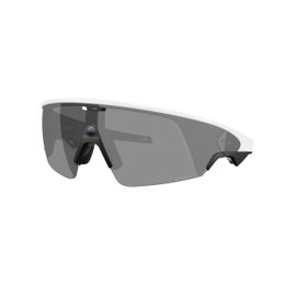 Oakley Meta OW8001 VANGUARD | Unisex Smarte Brille | Fassung: Eckig, Kunststoff, Weiß | Glasfarbe: Grau Verlaufend