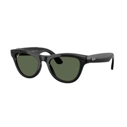 Ray-Ban Meta RW4014 SKYLER (Gen 2) | Unisex Smarte Brille | Fassung: Cat Eye, Kunststoff, Schwarz Glänzend | Glasfarbe: G15