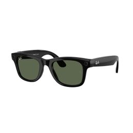 Ray-Ban Meta RW4012 WAYFARER (Gen 2) | Unisex Smarte Brille | Fassung: Quadratisch, Kunststoff, Schwarz Glänzend | Glasfarbe: G15