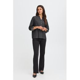 Fransa Langarm-Bluse FRVILDA Regular fit in Black Denim | Gr.: XS