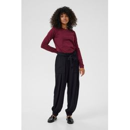 Kaffe Casual Hose KAsigna Loose fit in Black Deep | Gr.: 38