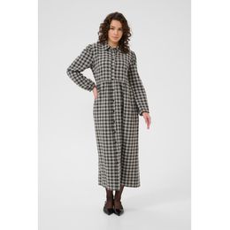 Kaffe Kleid KAelna Loose fit in Black/grey Check | Gr.: 40