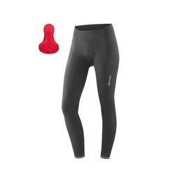 Gonso Radhose Sitivo Tight Red in Schwarz | Gr.: 46