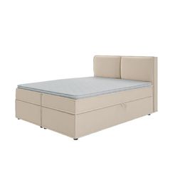 Höffner Boxspringbett ¦ beige ¦ Maße (cm): B: 160 H: 103 » Höffner