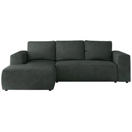 Höffner Ecksofa Beige mit Schlaffunktion Trentino grau Maße (cm): B: 266 H: 89 » Höffner