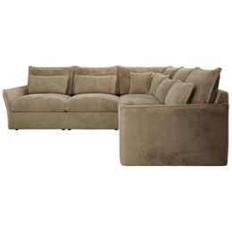 Höffner Ecksofa Veroso beige Maße (cm): B: 270 H: 93 » Höffner