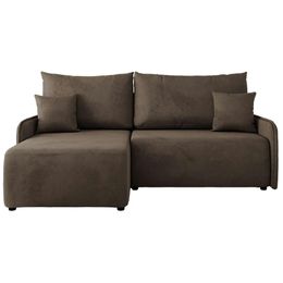 H&ouml;ffner Ecksofa mit Schlaffunktion Arpa braun Ma&szlig;e (cm): B: 198 H: 93 &raquo; H&ouml;ffner