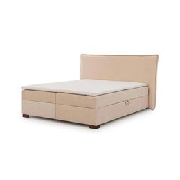 S-STYLE Boxbett mit Bettkasten Strukturstoff mit Cordoptik H3 Lovetti grau Ma&szlig;e (cm): B: 200 H: 119 &raquo; H&ouml;ffner