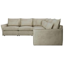 Höffner Ecksofa Veroso beige Maße (cm): B: 270 H: 93 » Höffner