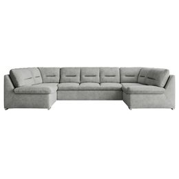 Höffner Wohnlandschaft mit Schlaffunktion Comodo ¦ silber ¦ Maße (cm): B: 340 H: 93 » Höffner