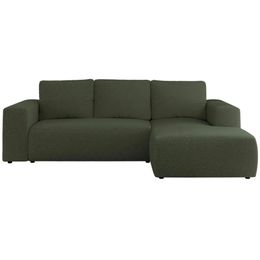 Höffner Ecksofa Beige mit Schlaffunktion Trentino grün Maße (cm): B: 266 H: 89 » Höffner