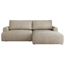 Höffner Ecksofa mit Schlaffunktion Tono ¦ beige ¦ Maße (cm): B: 260 H: 95 » Höffner