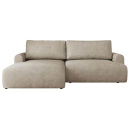 Höffner Ecksofa mit Schlaffunktion Tono beige Maße (cm): B: 260 H: 95 » Höffner